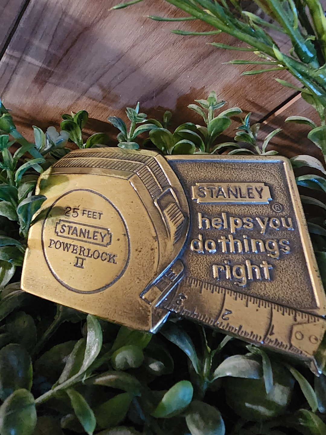 STANLEY TOOLS Tape Measure Belt Buckle - Etsy