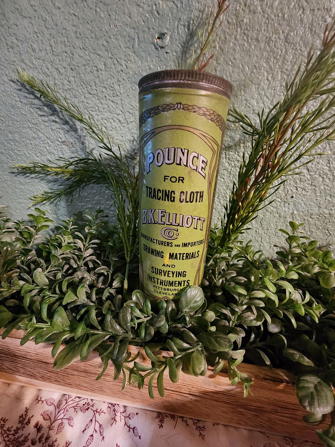 Vintage Pounce for Tracing Cloth by B.K. Elliott FOR DISPLAY ONLY - Etsy