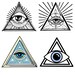 All Seeing Eye | Line Art | Vector Image | SVG | PNG - Etsy