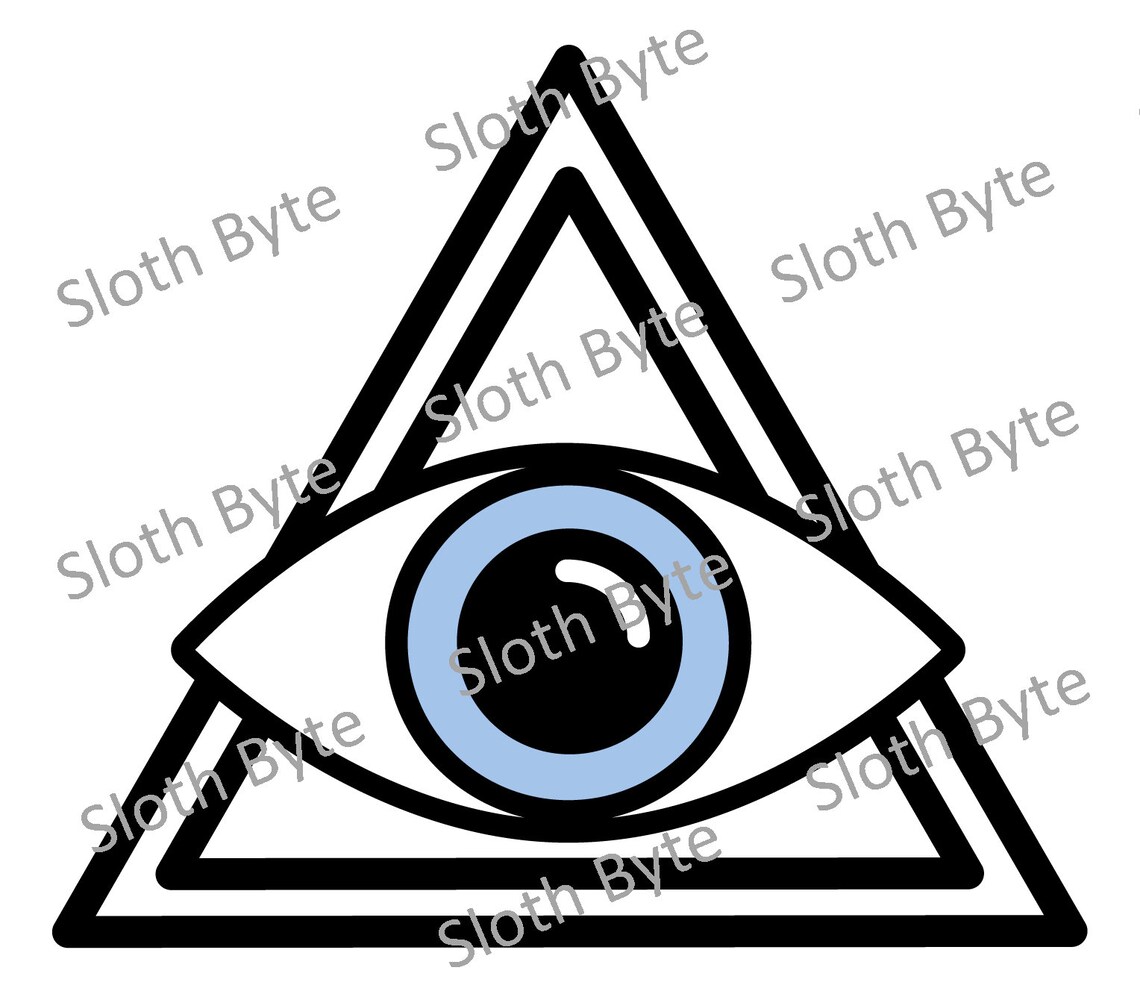 All Seeing Eye | Line Art | Vector Image | SVG | PNG - Etsy