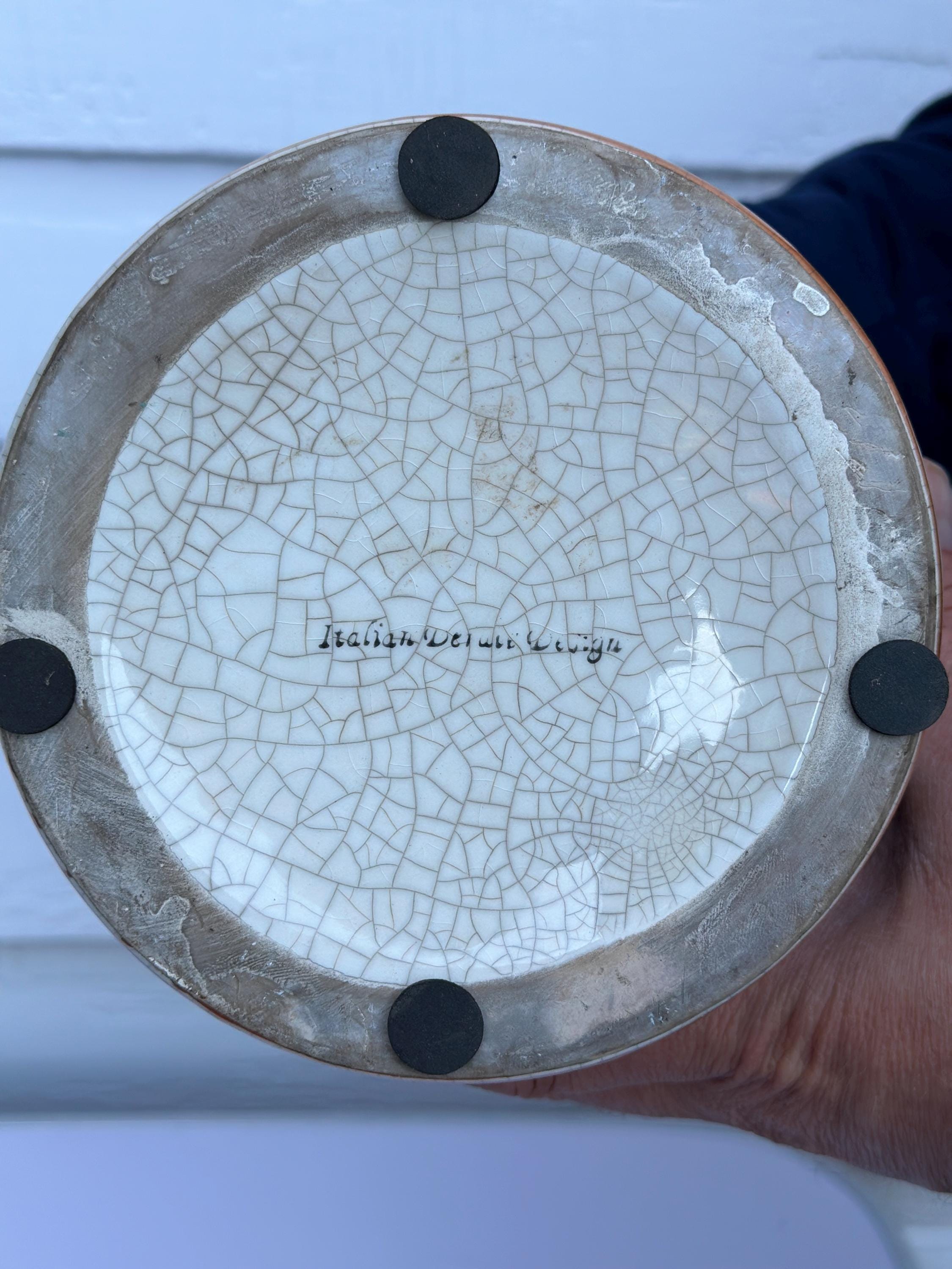 Vintage Deruta Style Italian Vase - Etsy