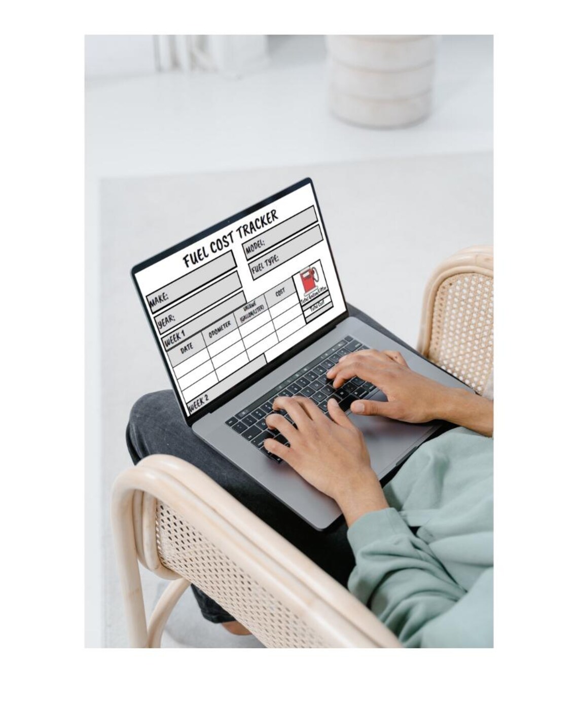 Printable Fuel Cost Tracker: Gas Mileage Log (PDF) - Etsy