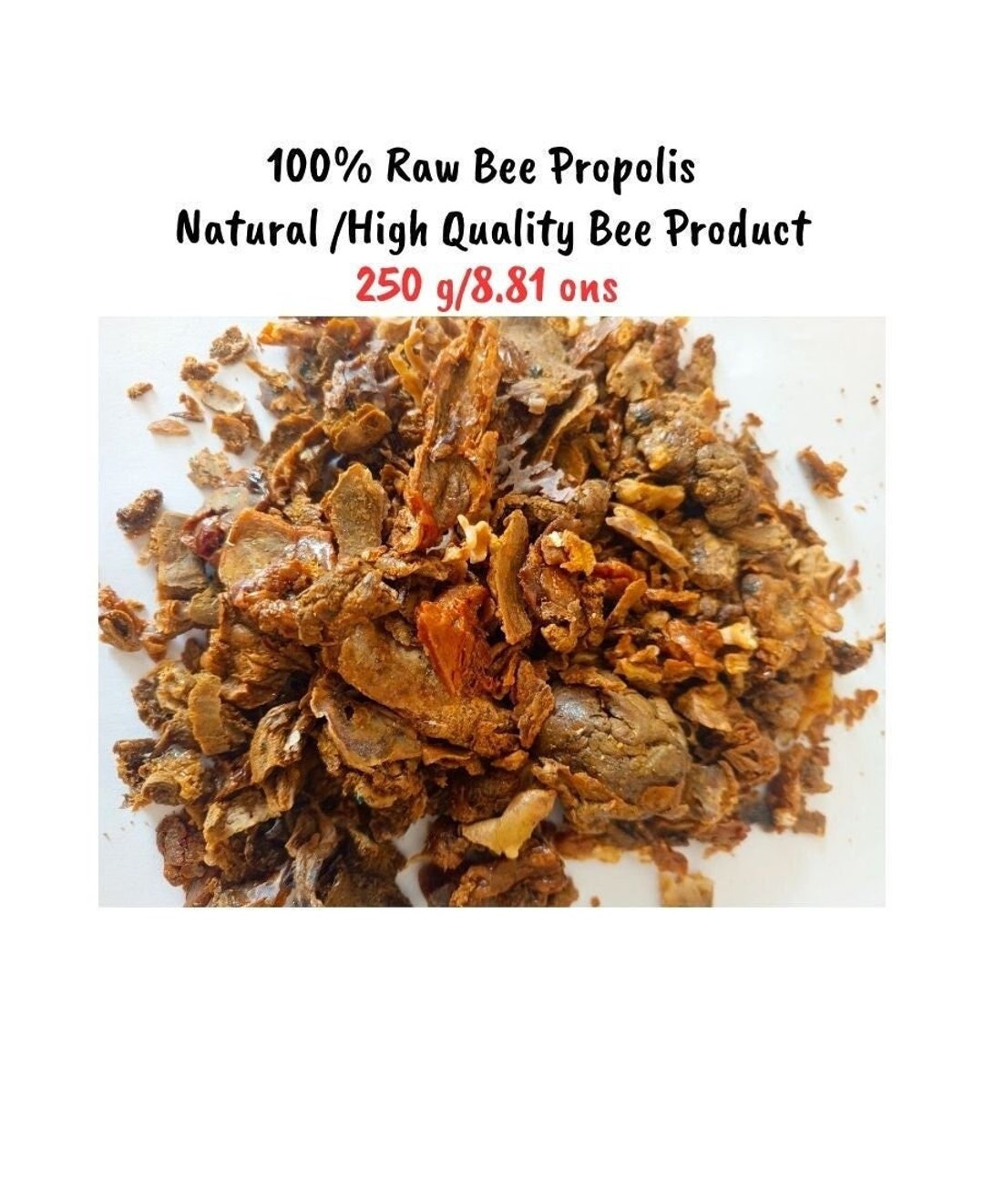 Bee Propolis, Organic Pure Bee Propolis, Raw Bee Propolis Granules,100% ...