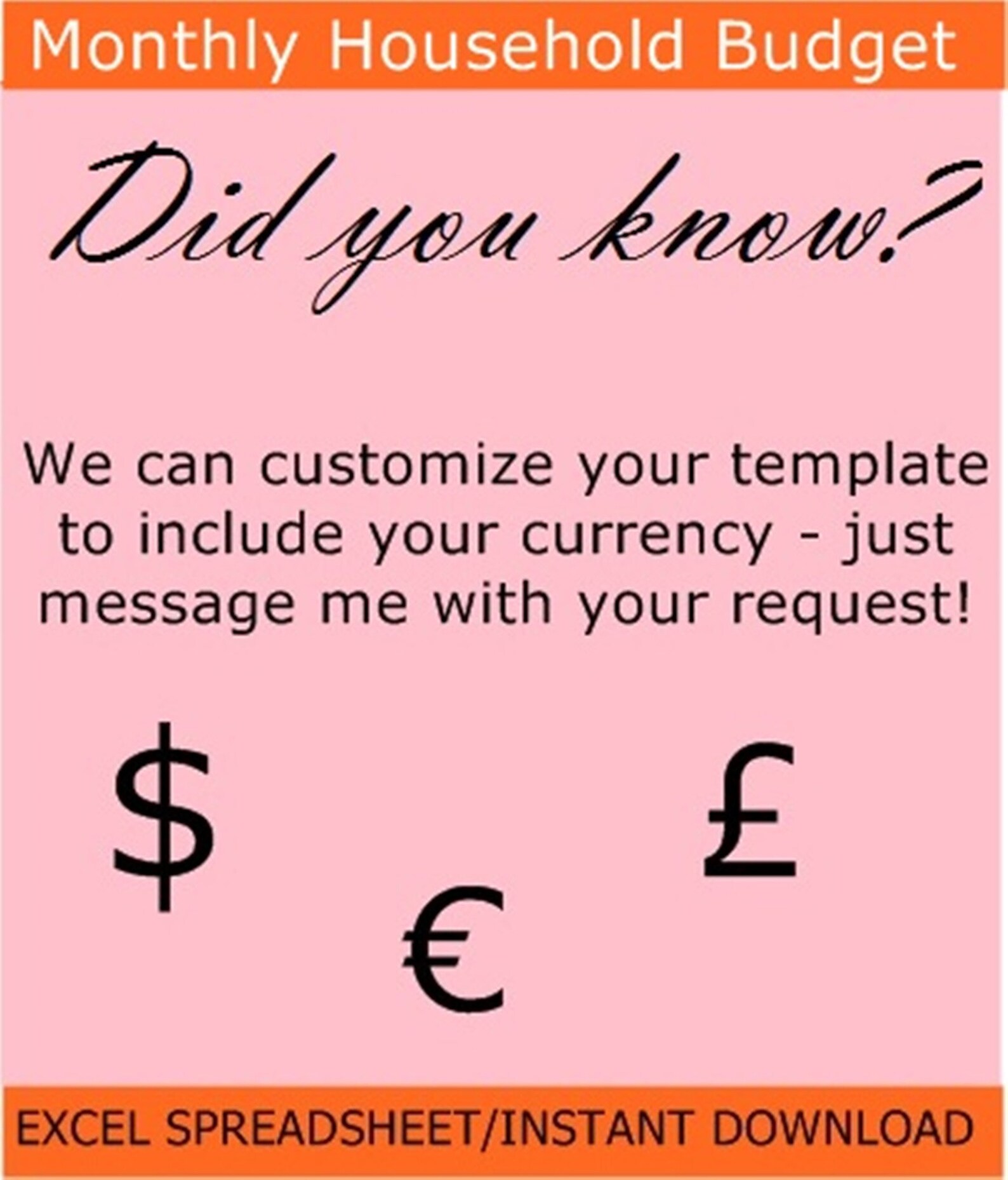 Monthly Personal Budget Tracker/monthly Home Budget Tracker/excel ...