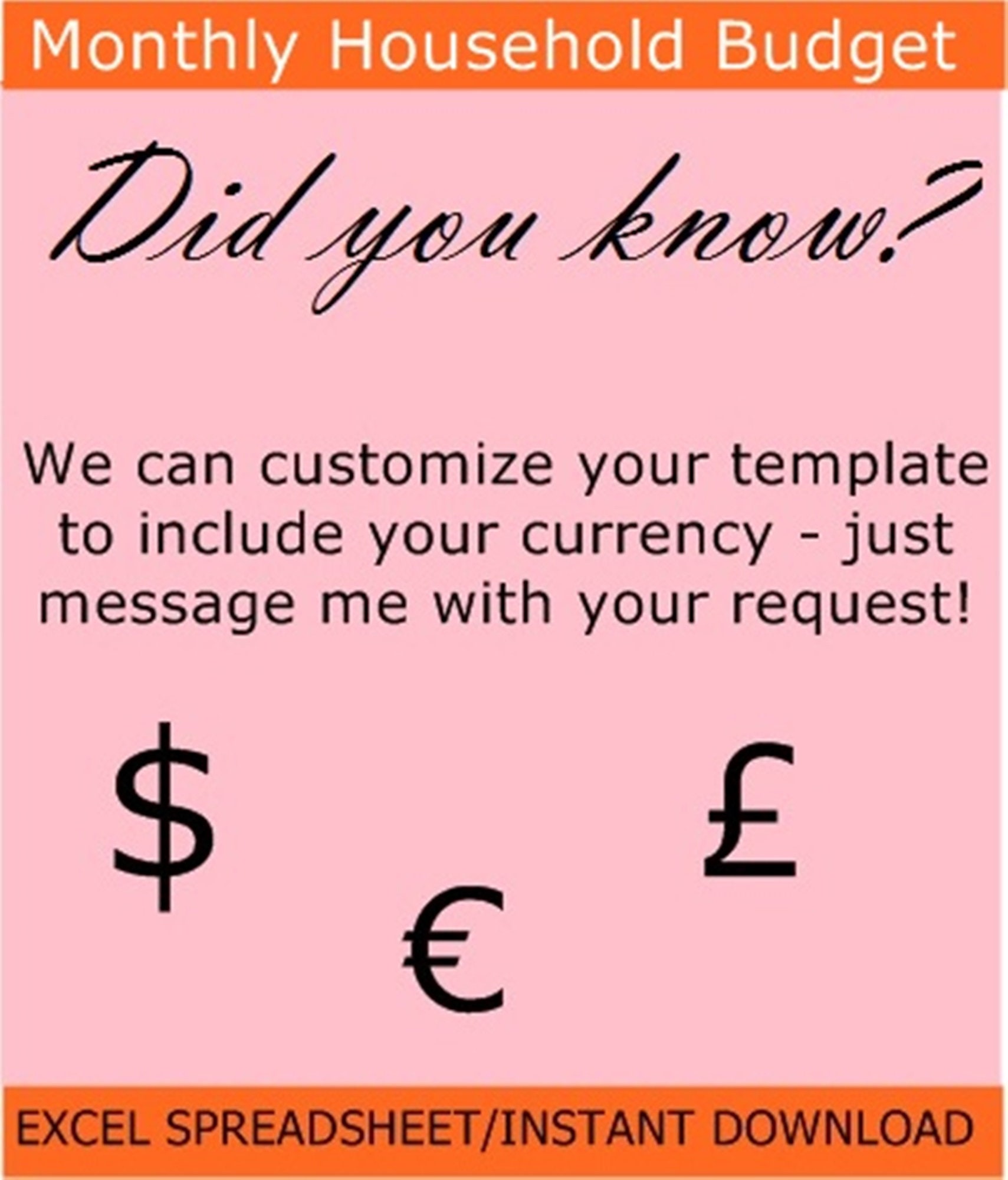 Monthly Personal Budget Tracker/monthly Home Budget Tracker/excel ...