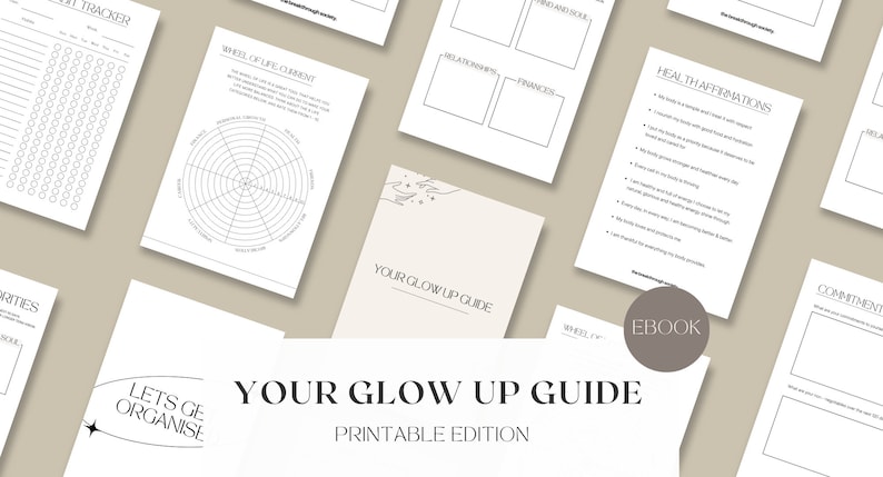 The Breakthrough Glow up Guide: Transform Your Life in 120 Days - Etsy