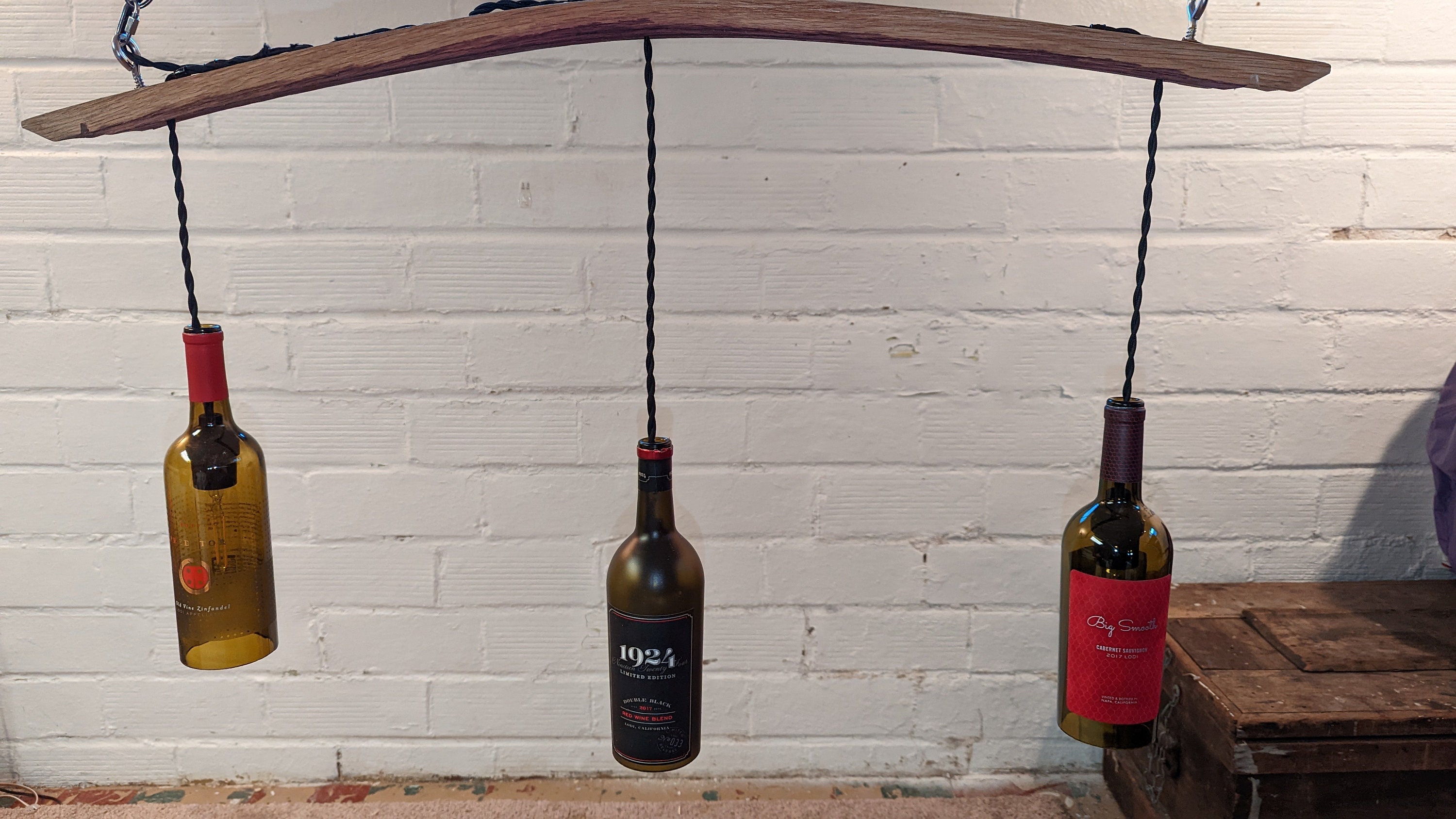 Custom Barrel Stave Wine Lights - Etsy