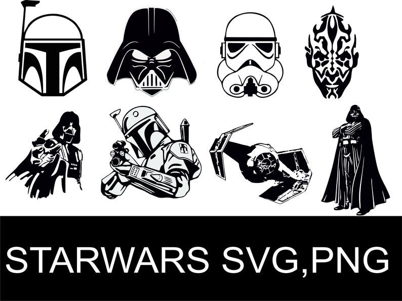 Star Wars Svg Star Wars Png, Svg Files for Cricut, Darth Vader Svg ...