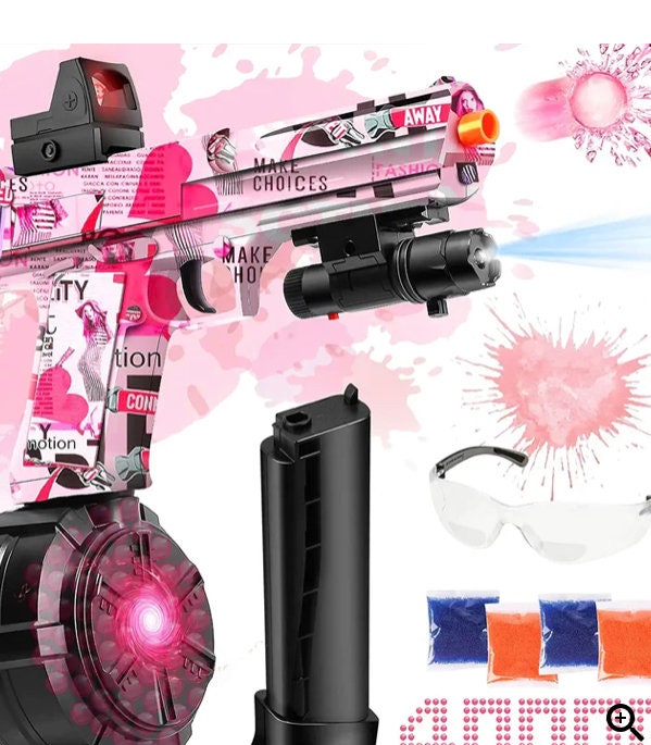 Deagle Blaster Gel Gun Pink - Etsy