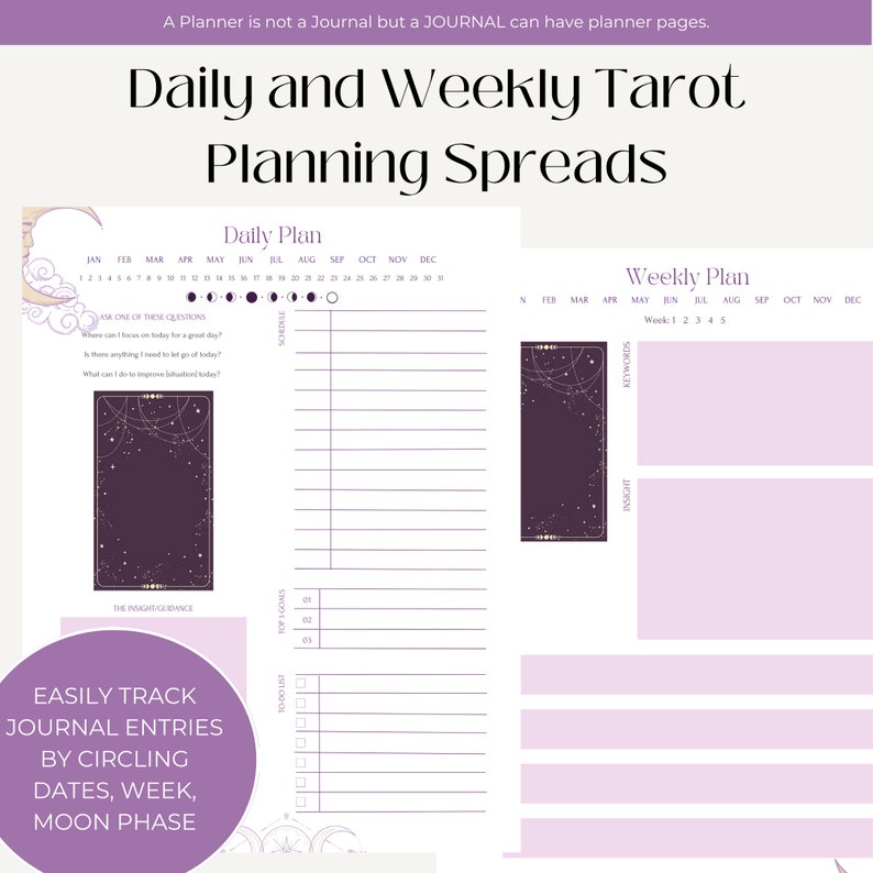 Tarot Journal | A Modern Printable Tarot Journal That Helps You Keep ...