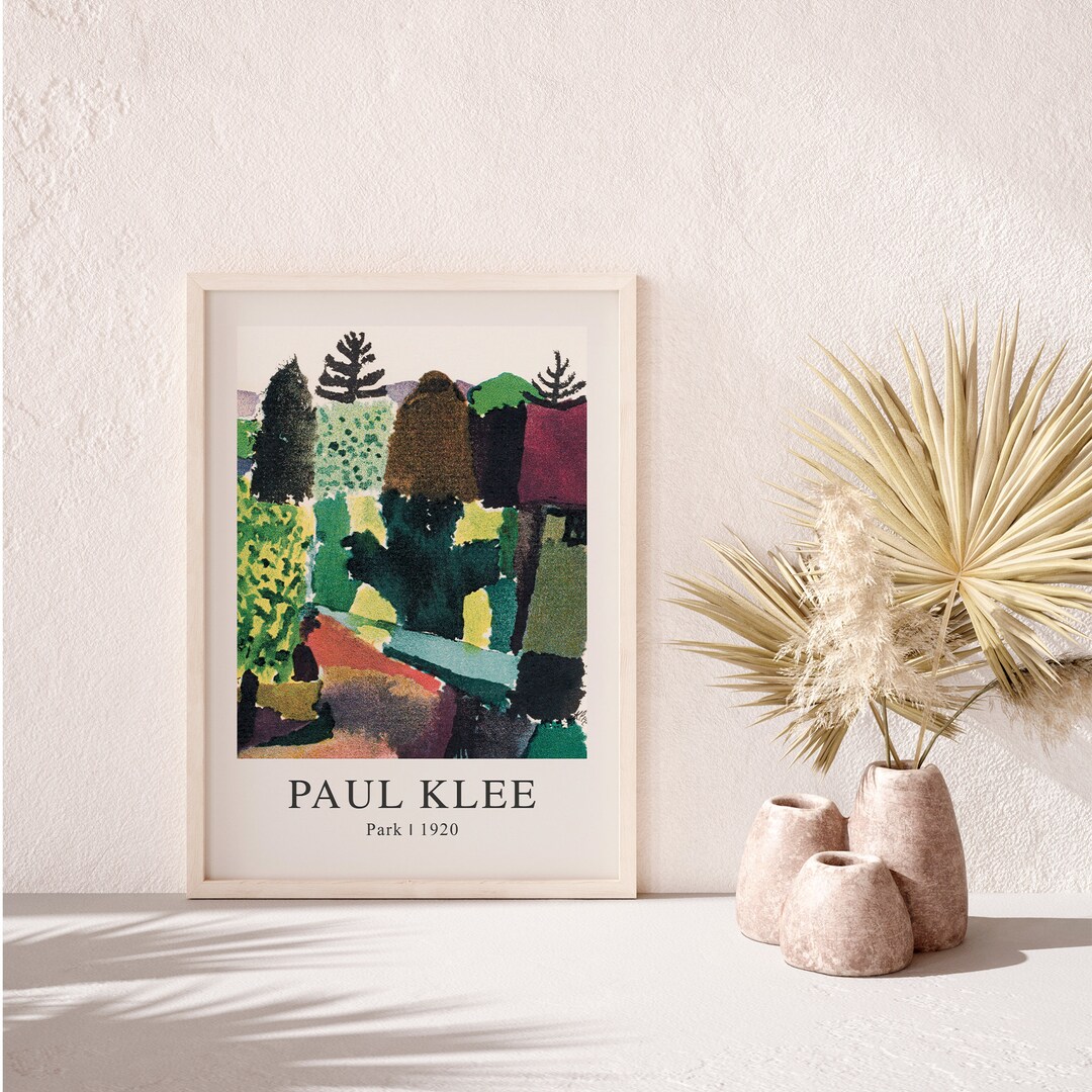 Paul Klee Park 1920, Printable Wall Art, Digital Download, Vintage ...