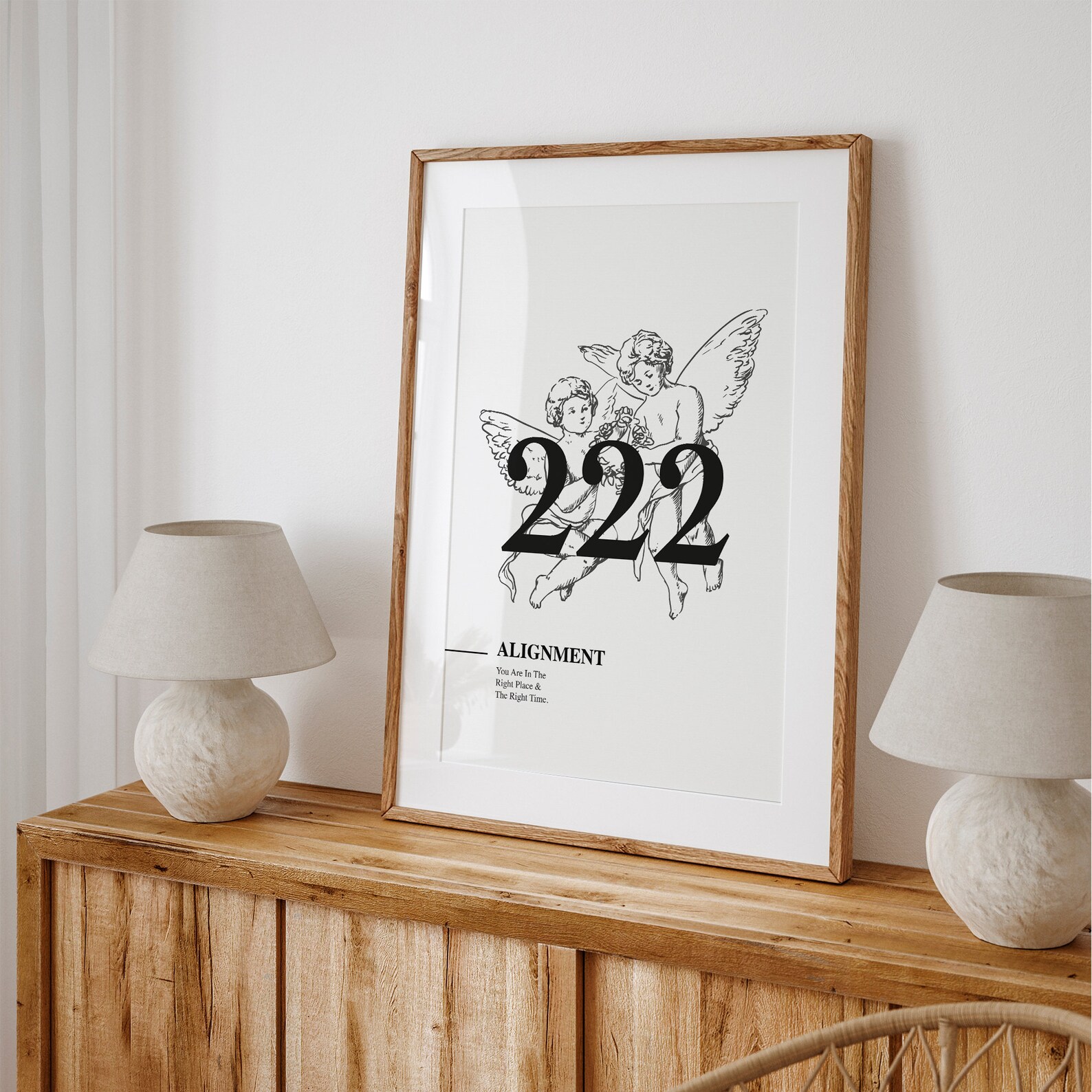 222 Angel Number Posterangel Number Printinstant Printable - Etsy