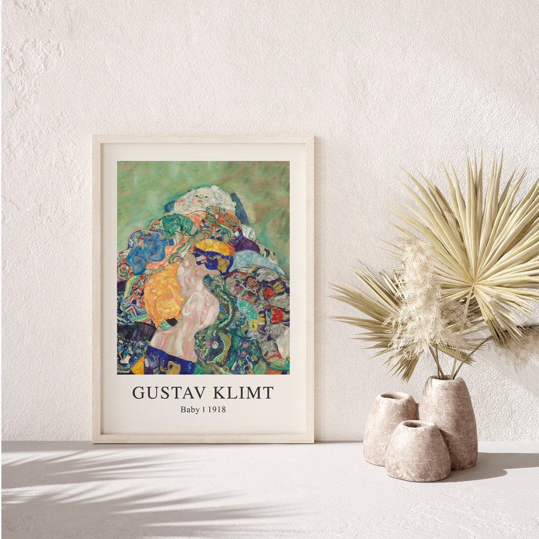 Gustav Klimt Poster,baby ,gustav Klimt Print , Gustav Klimt, Printable ...