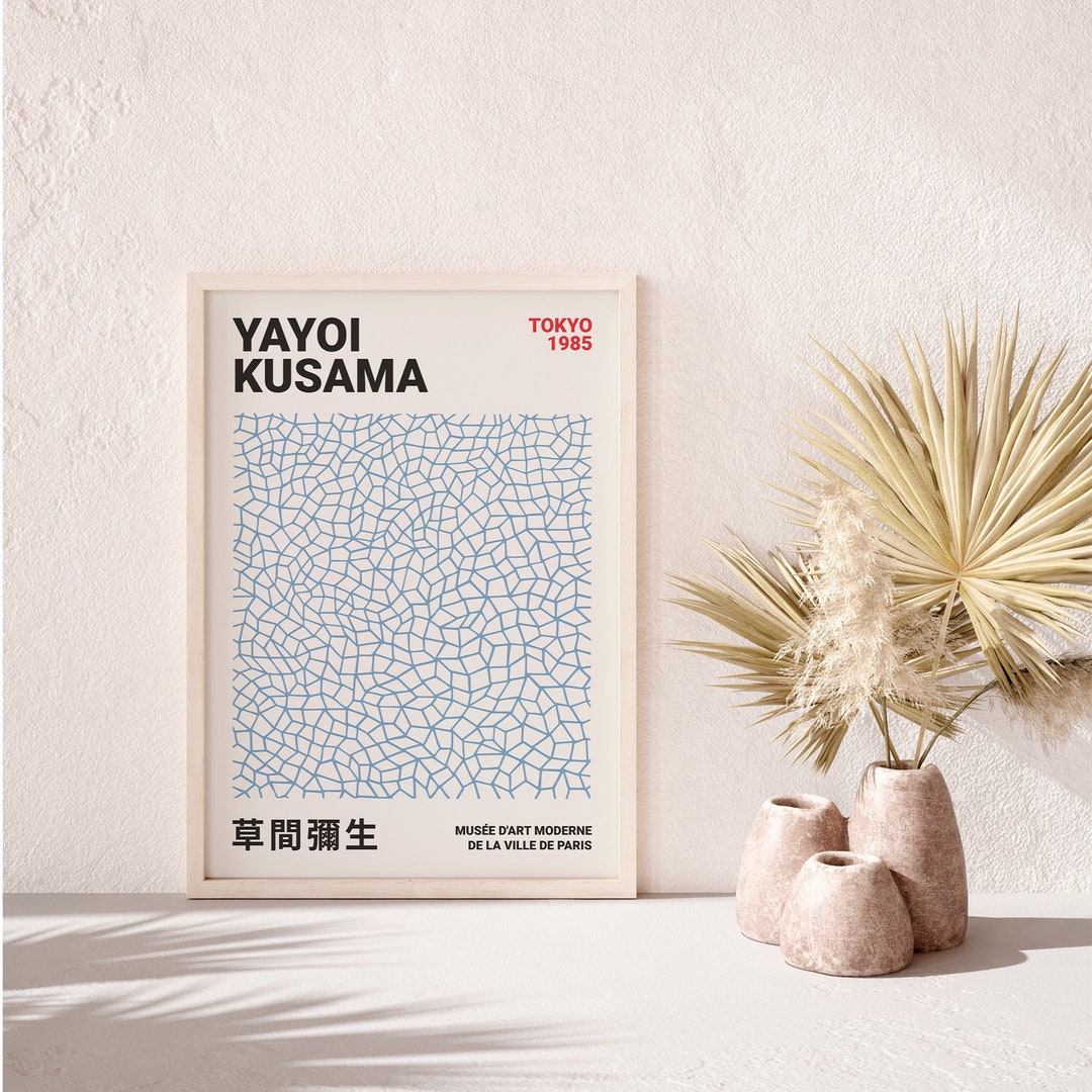 Yayoi Kusama Poster, Yayoi Kusama Print, Exhibition Poster, Japanese ...