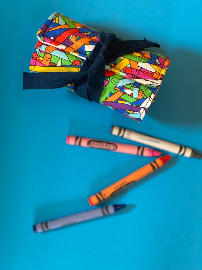 Crayon Organizer Roll,crayon Holder, Crayon Roll, Montessori School ...