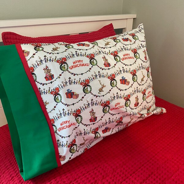 Christmas Pillowcase - Etsy