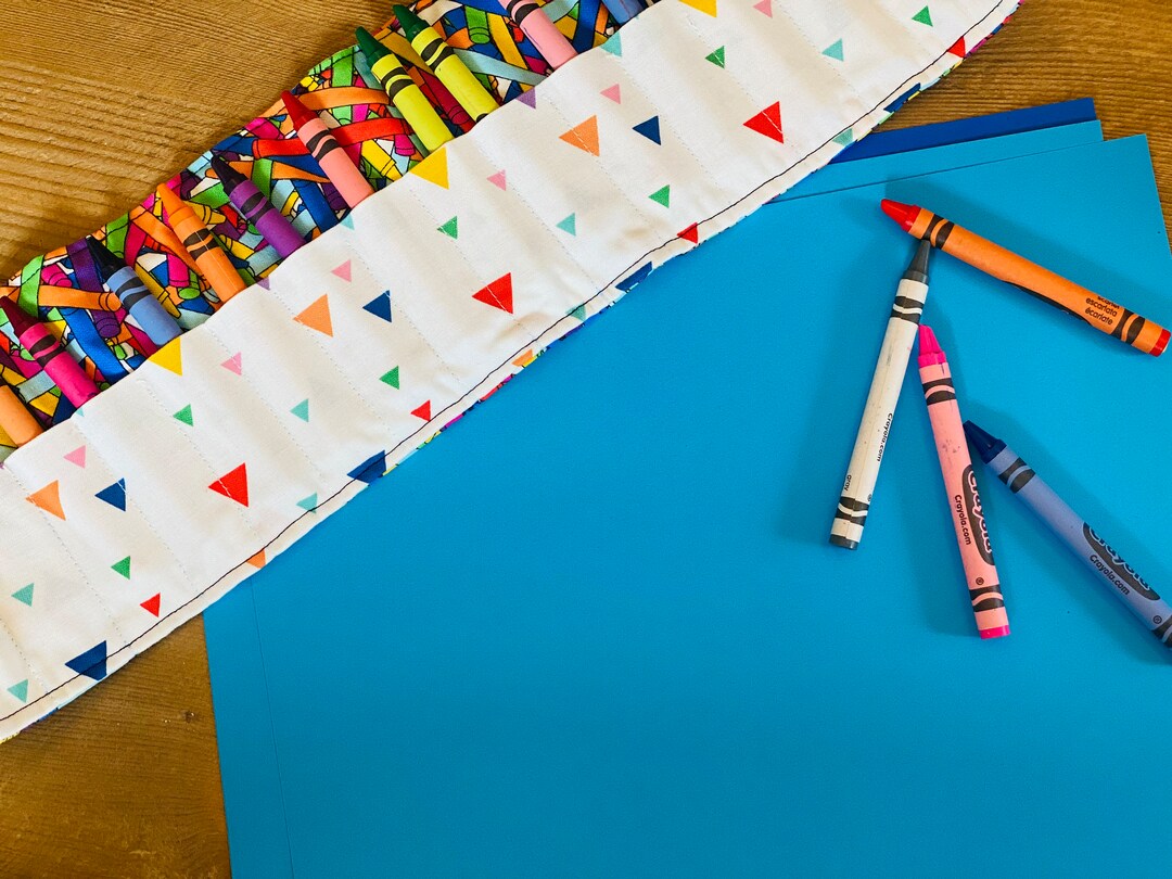 Crayon Organizer Roll,crayon Holder, Crayon Roll, Montessori School ...