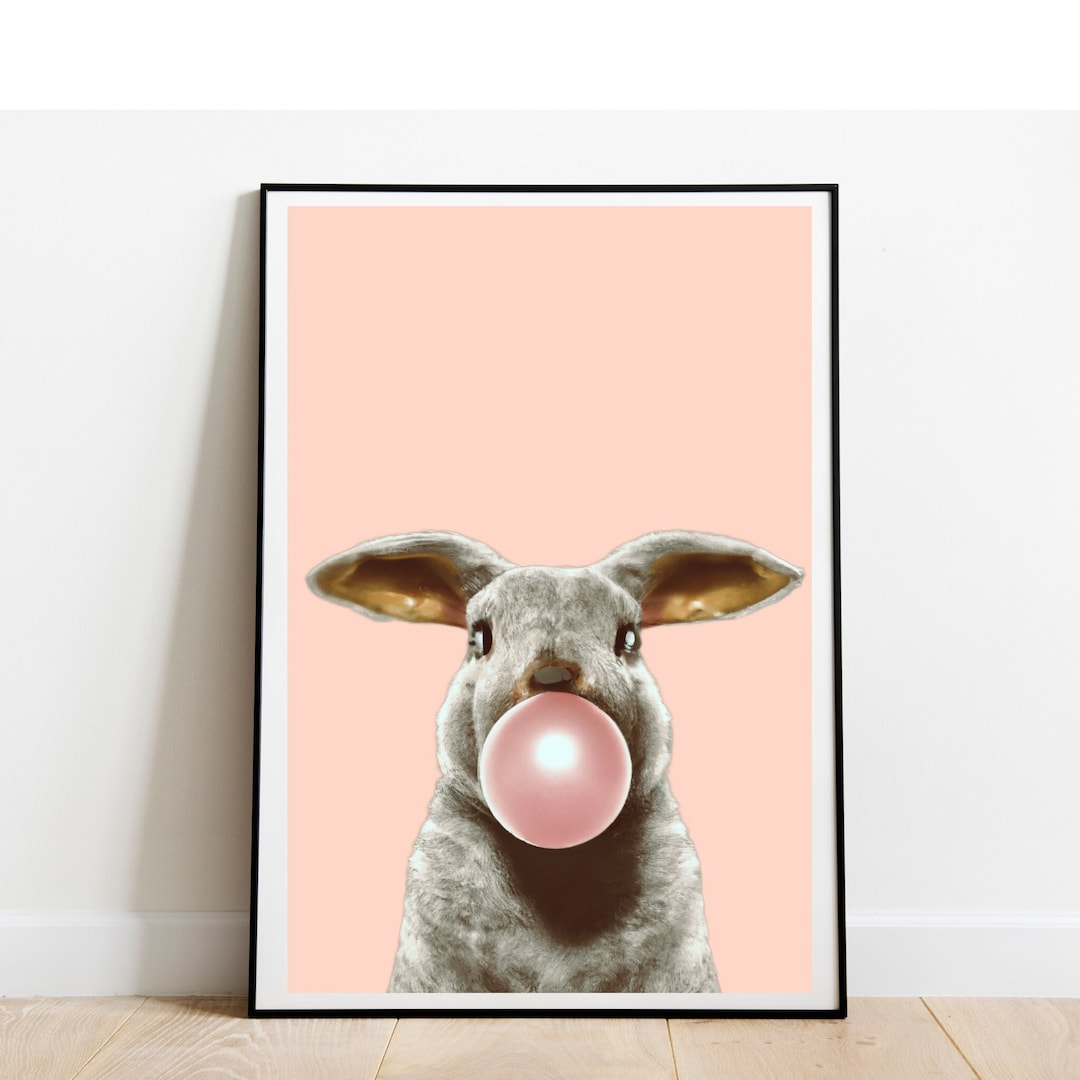 Poster Rabbit 60 X 90 Cm Digital Version Perfect as a - Etsy