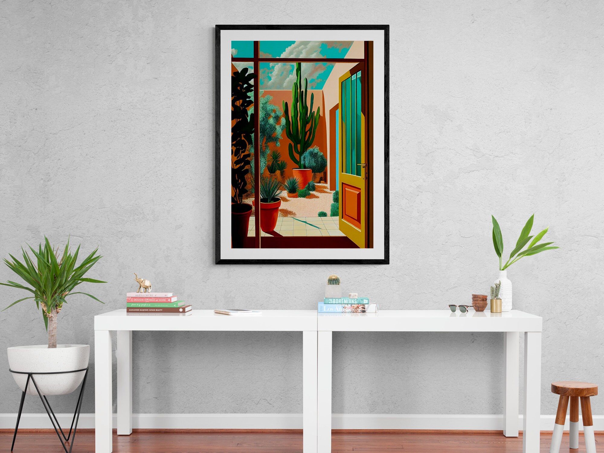 David Hockney Art Print. Authentic Artwork. David Hockney Inspired ...