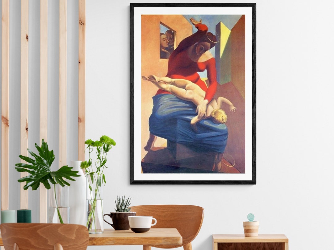 Max Ernst Art Print. the Virgin Spanking the Christ Child - Etsy