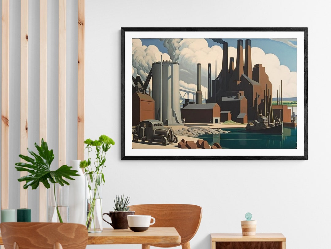 Charles Sheeler Art Print. Exploring the Intersection of Art - Etsy