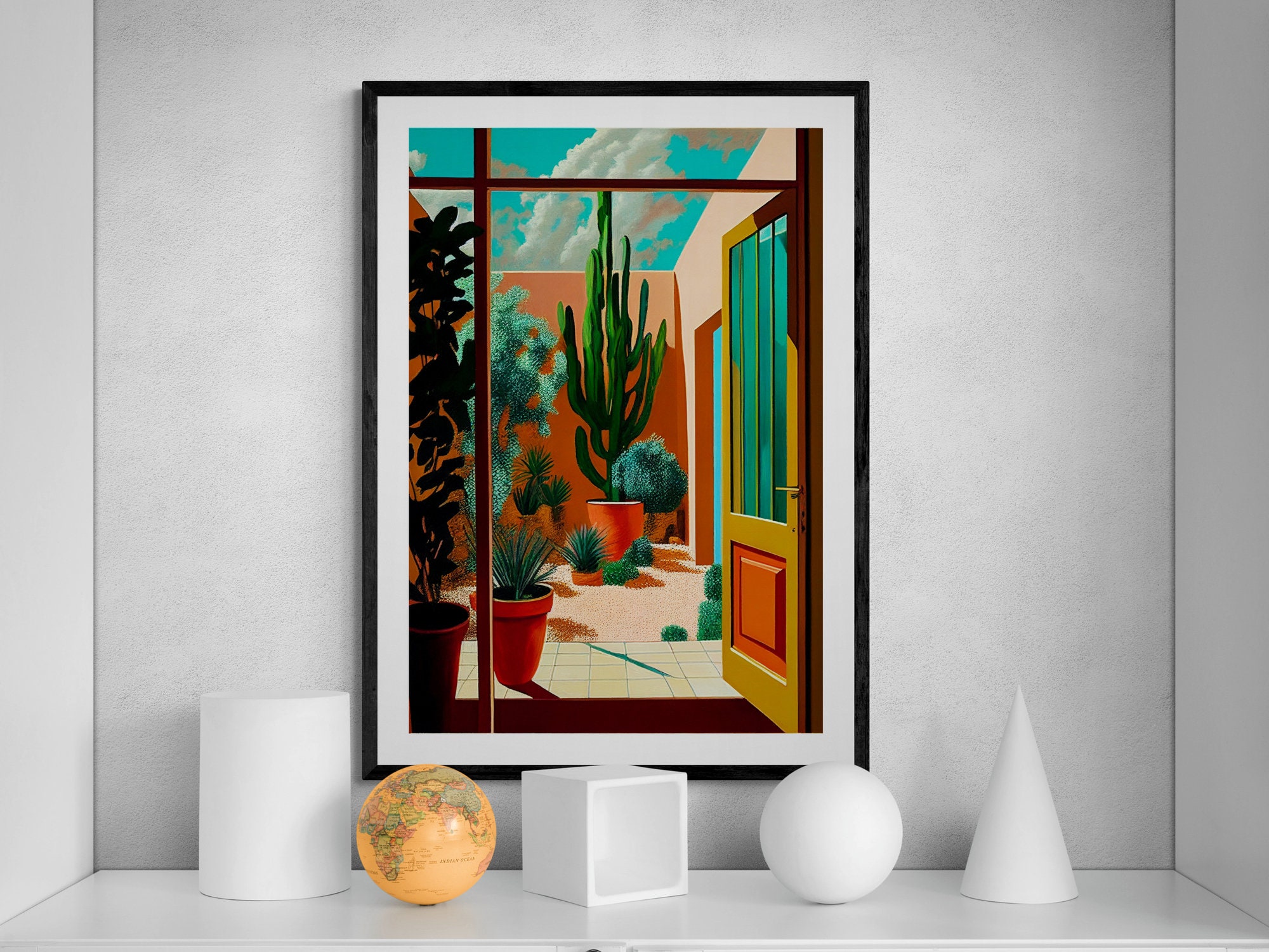 David Hockney Art Print. Authentic Artwork. David Hockney Inspired ...