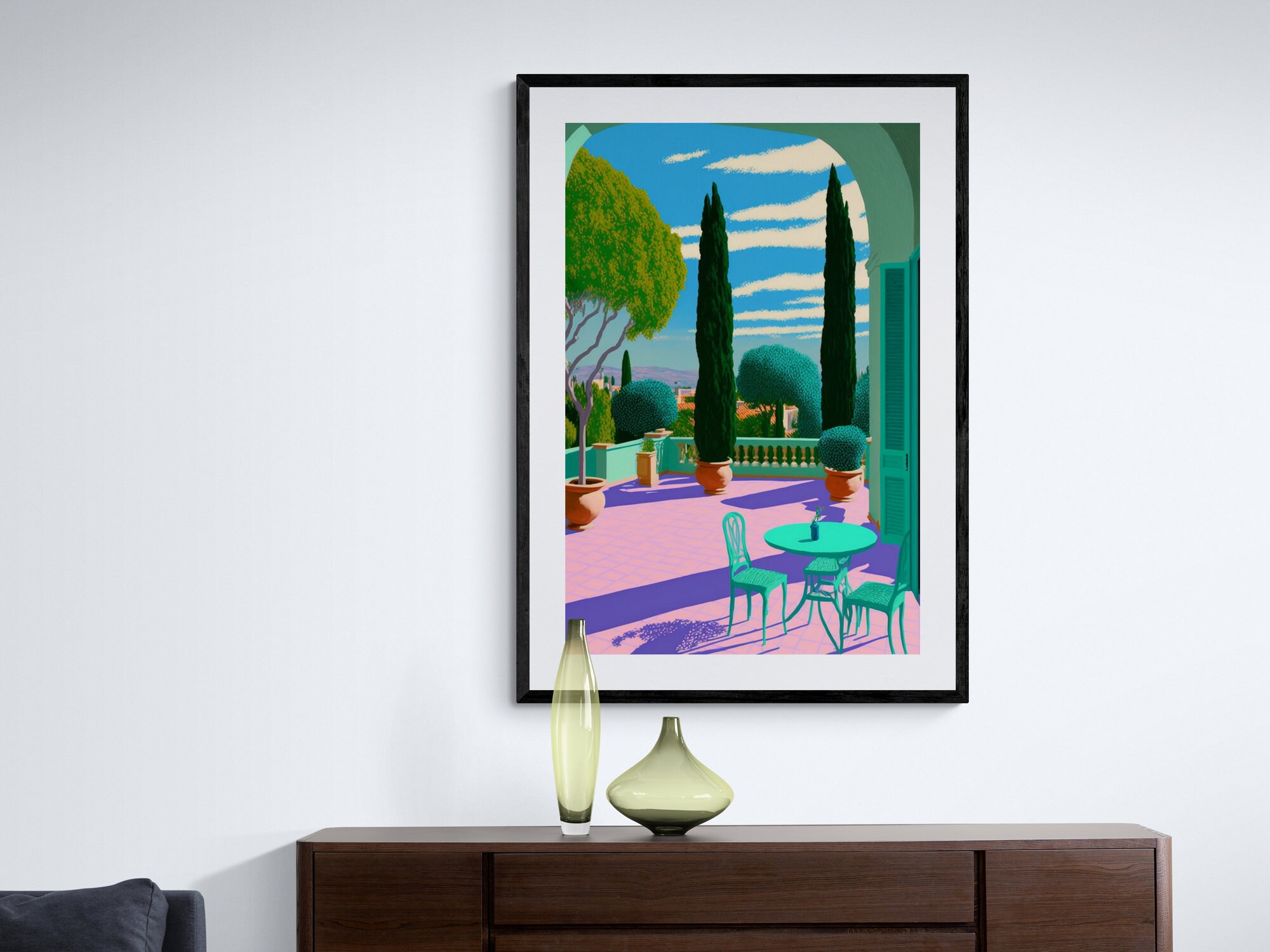David Hockney Art Print. Authentic Artwork. David Hockney Inspired ...