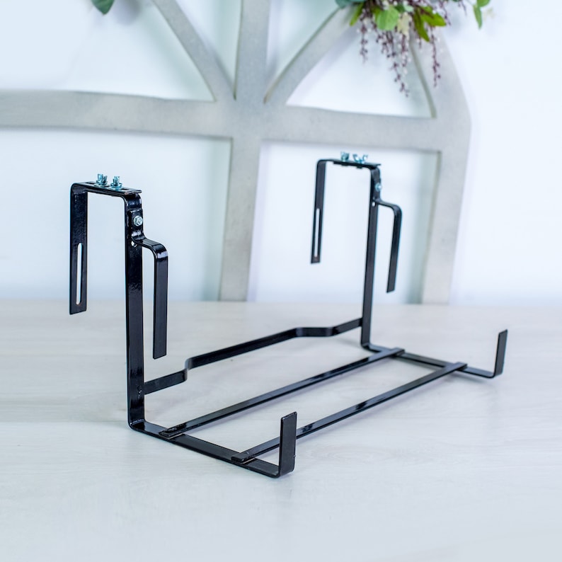 Wrought Iron Brackets/ Balcony Planter Box/ Railing Planter Box Bracket ...