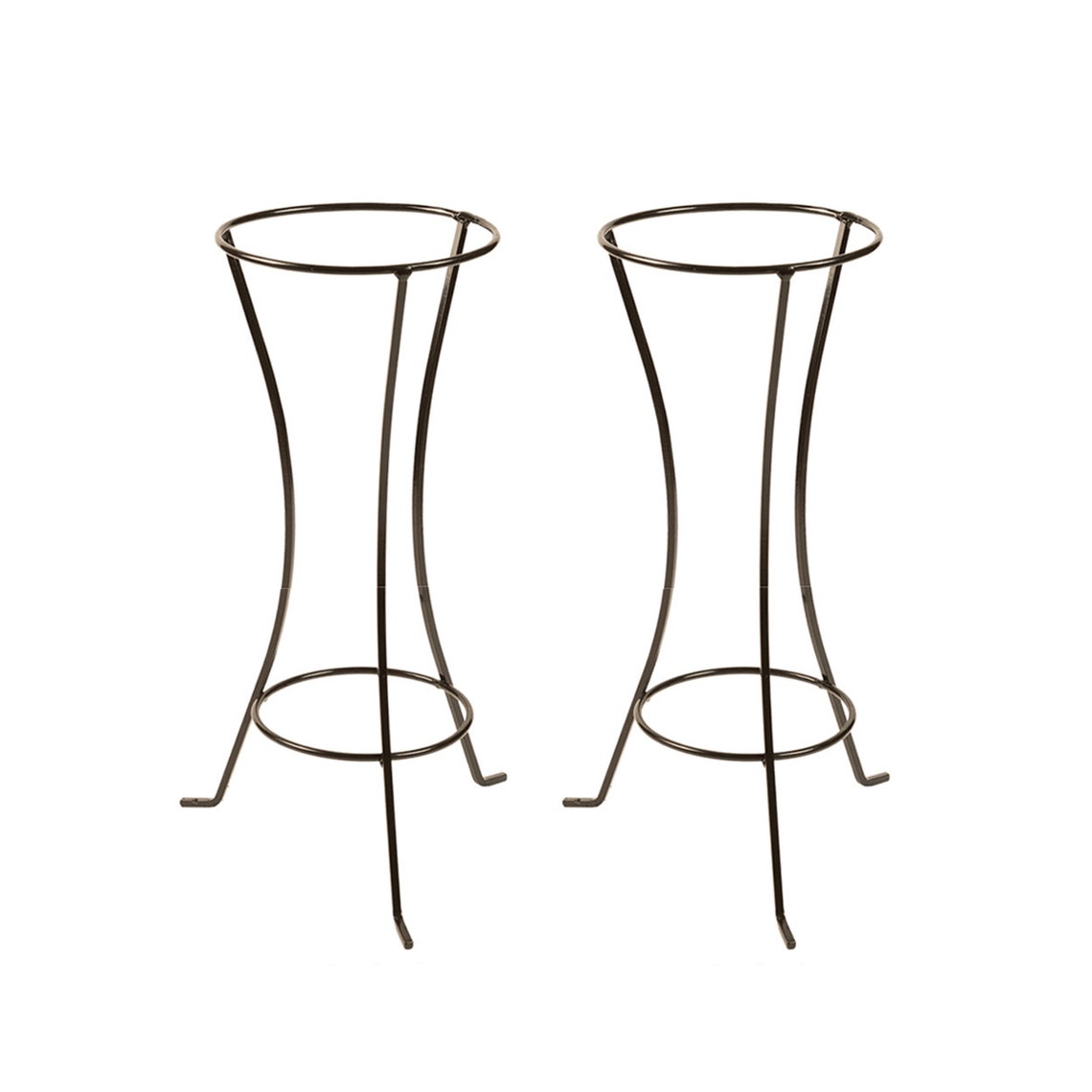 Black Metal Plant Stand/ Amphora Vase/ Wrought Iron Plant Stand ...