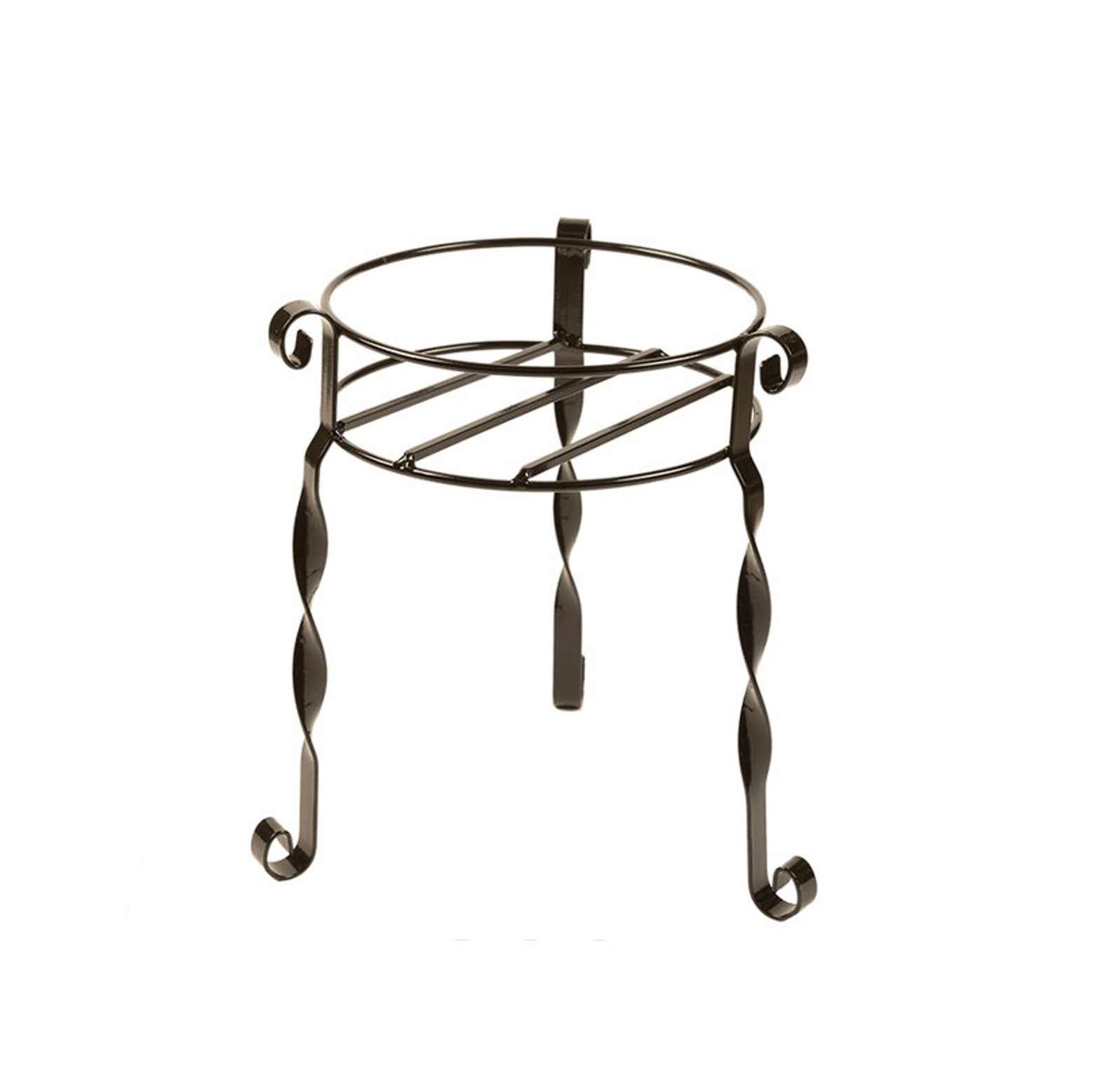 Wrought Iron Plant Stand/ Outdoor Plant Stand Metal/ Black Metal Plant ...