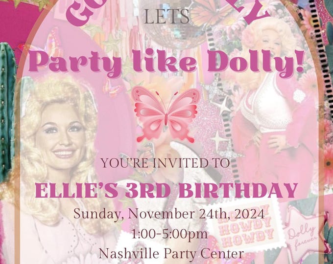 DOLLY PARTON BANNER - Etsy