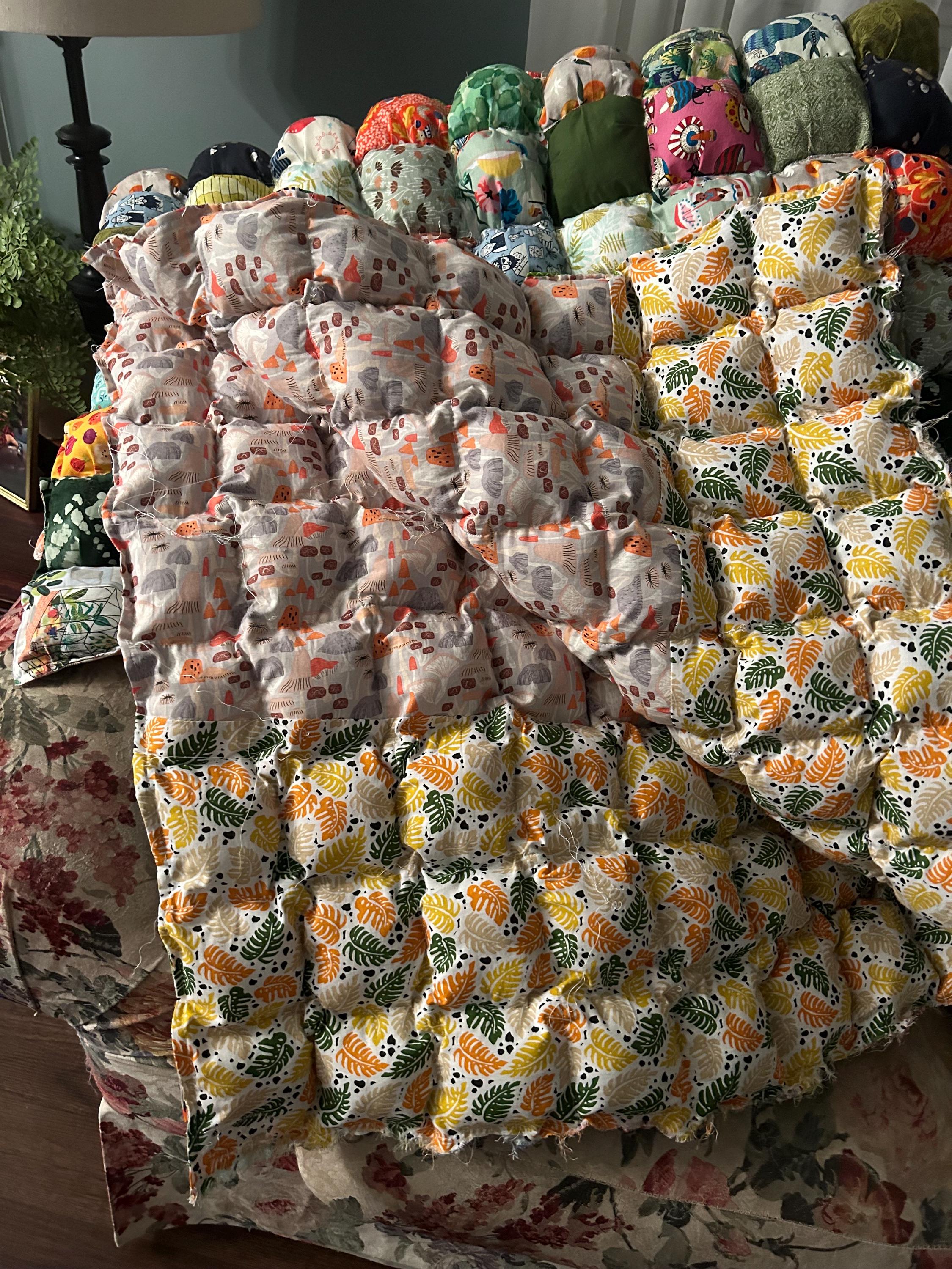 Custom Queen Puff Quilt - Etsy