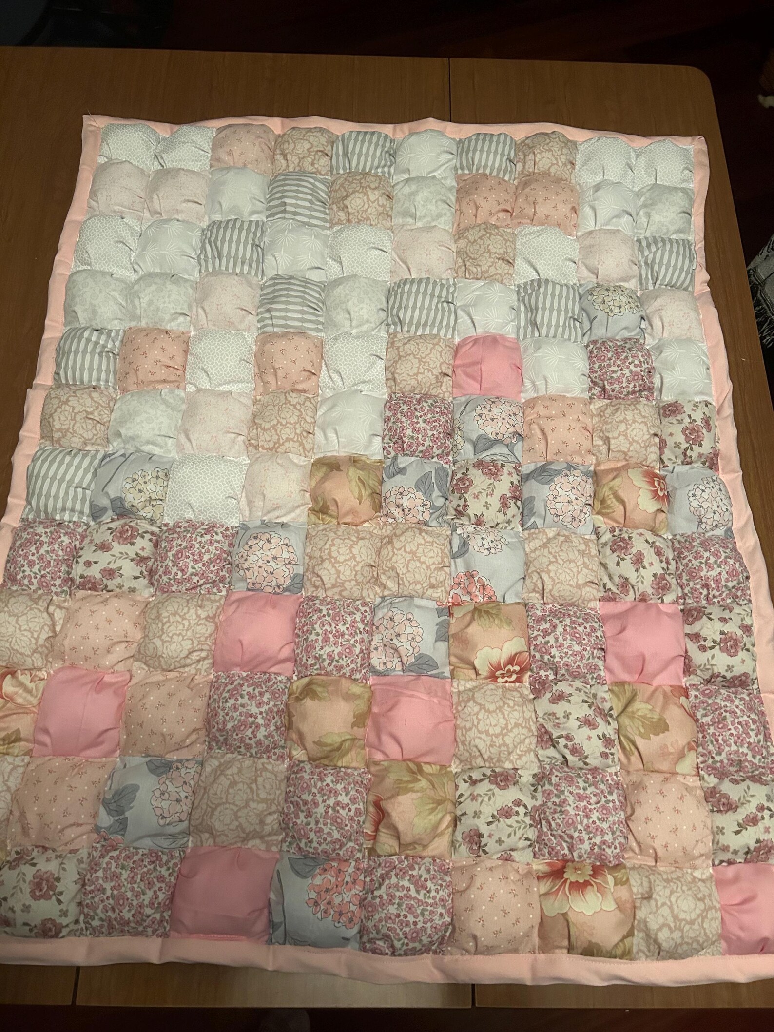 Custom Queen Puff Quilt - Etsy