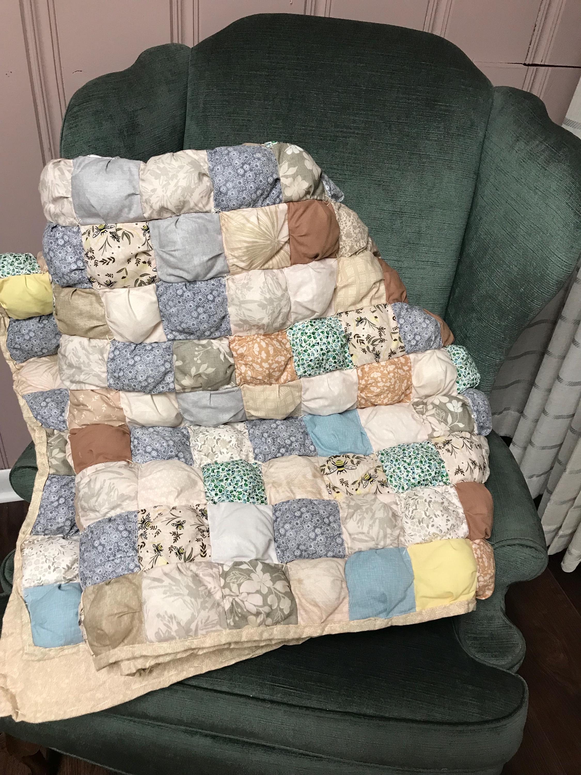 Custom Queen Puff Quilt - Etsy