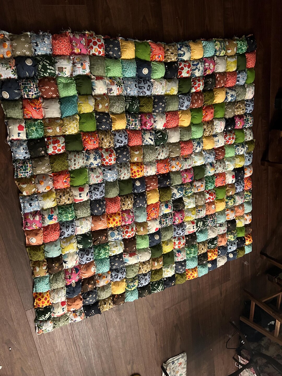 Custom Queen Puff Quilt - Etsy