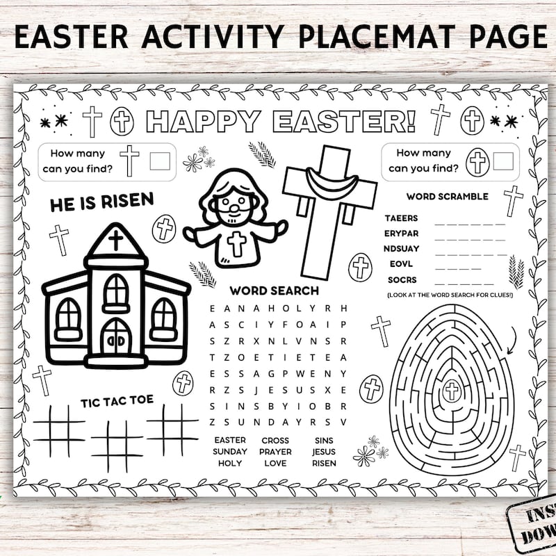Easter Placemats - Etsy