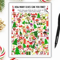 Elf Christmas Scavenger Hunt I Christmas Activities | Elf Mischief ...