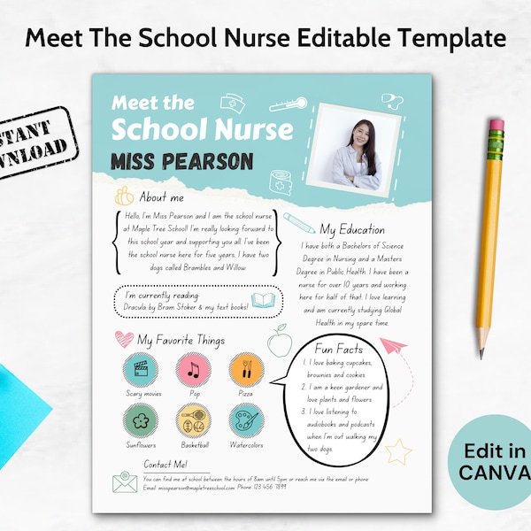 School Nurse Sign - Etsy