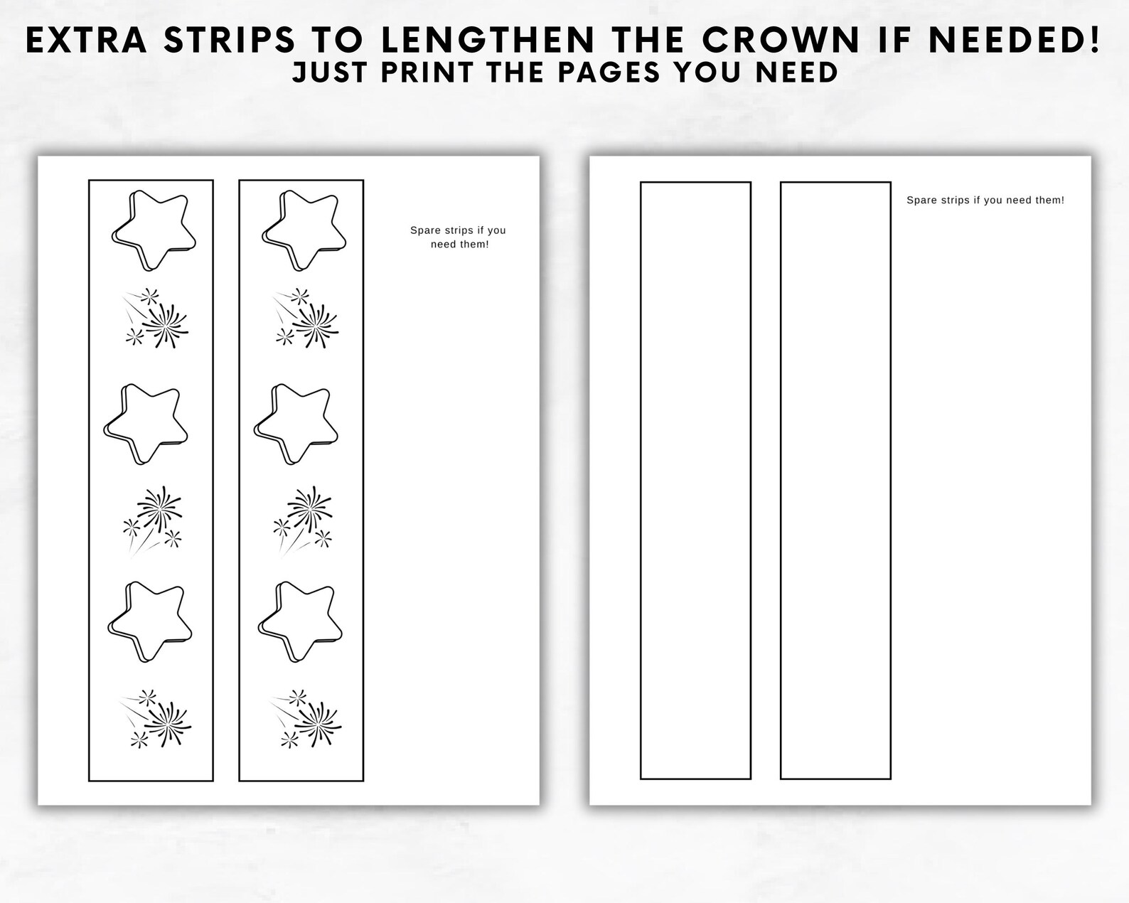 New Years Eve Craft, 2025 New Year Craft Bundle Pack, Kids NYE Paper ...