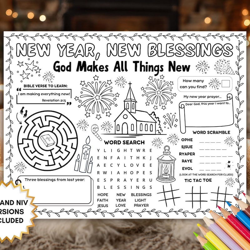 Coloring Placemats Kids - Etsy