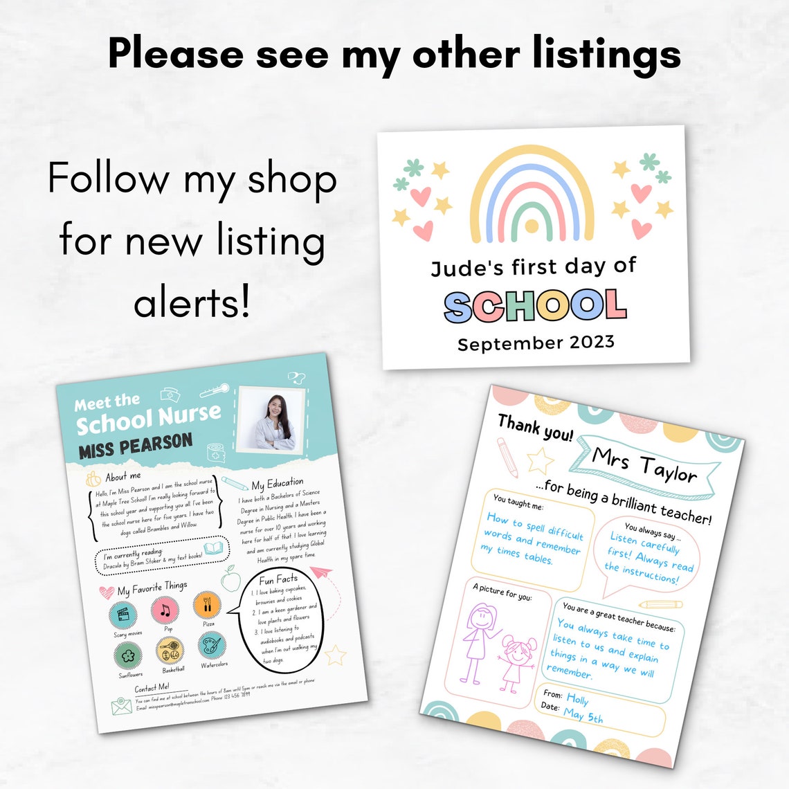 Meet the Teacher Editable Template, Back to School Flyer, Get to Know ...