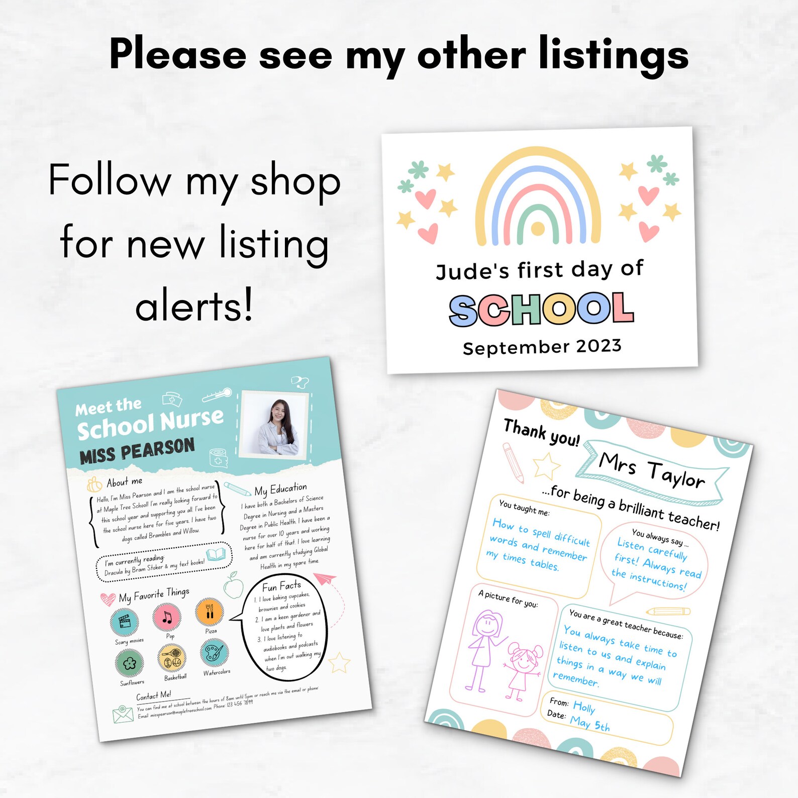 Meet the Teacher Editable Template, Back to School Flyer, Get to Know ...