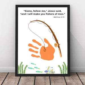 Christian Handprint Craft Keepsake Printable, Sunday School Activity ...