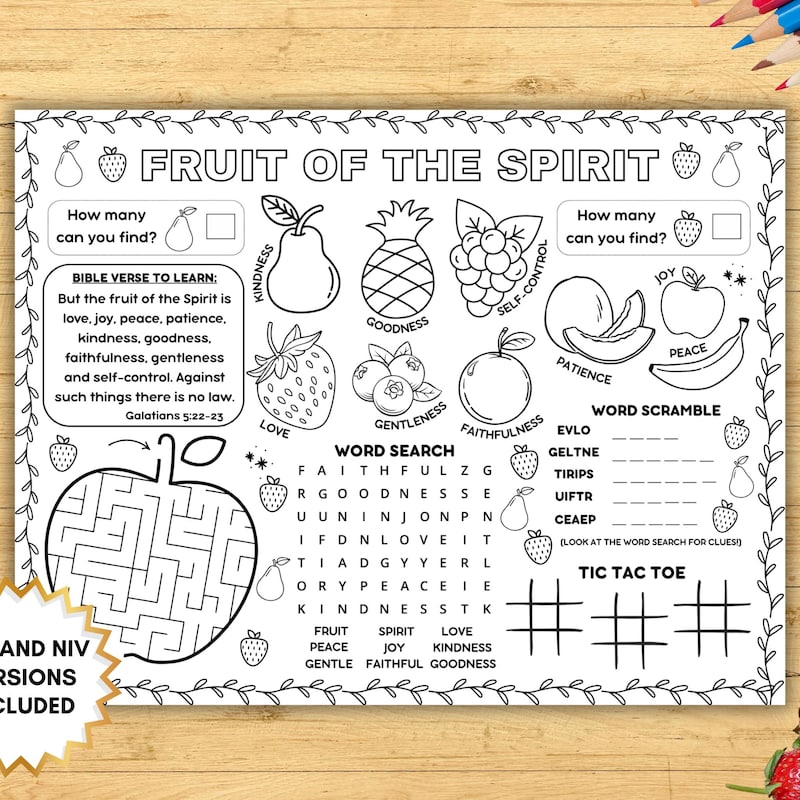 Fruit of Spirit Children - Etsy