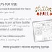Fall Activity Placemat Printable, Fall Games for Kids, Fall Coloring ...