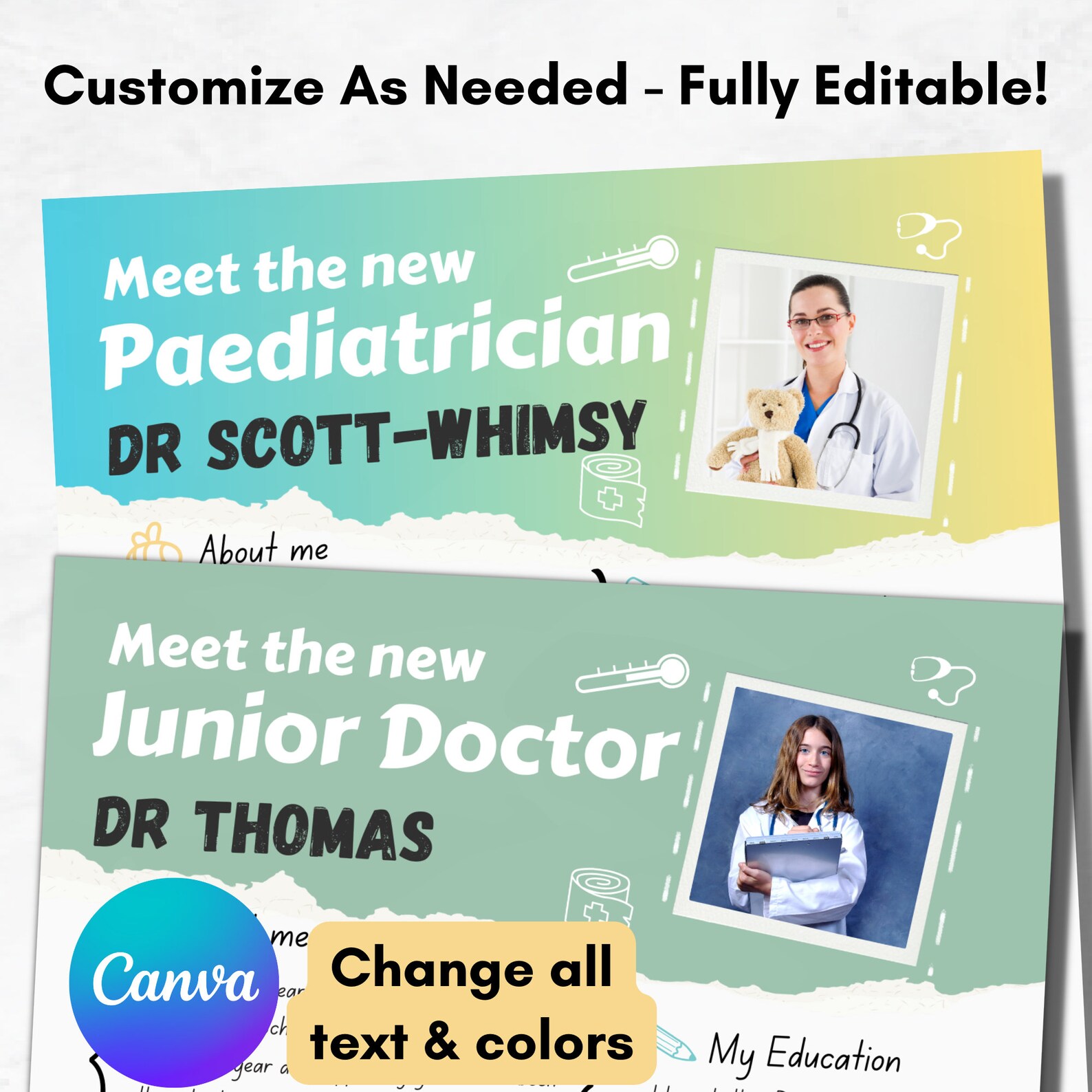 Meet the School Nurse Editable Template, Back to School Flyer, Get to ...