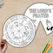 The Lord's Prayer Coloring Wheel, Bible Activity Craft, Sunday School ...