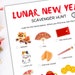 Lunar New Year Scavenger Hunt Printable, Chinese New Year Treasure Hunt ...