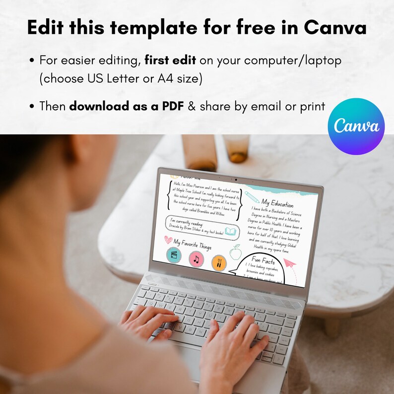 Meet the School Nurse Editable Template, Back to School Flyer, Get to ...