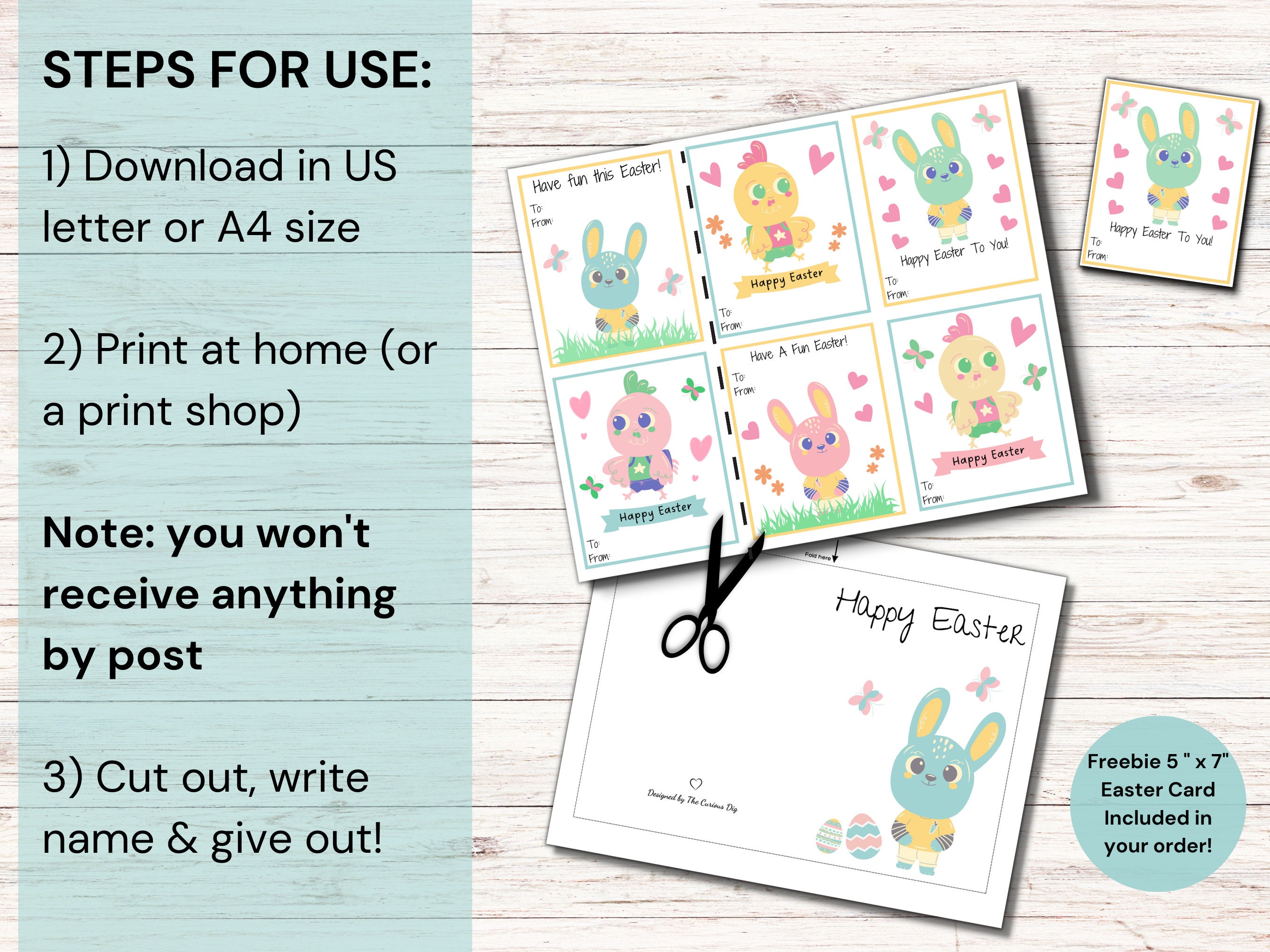 Happy Easter Classroom Cards Printables School Kids Easter - Etsy UK